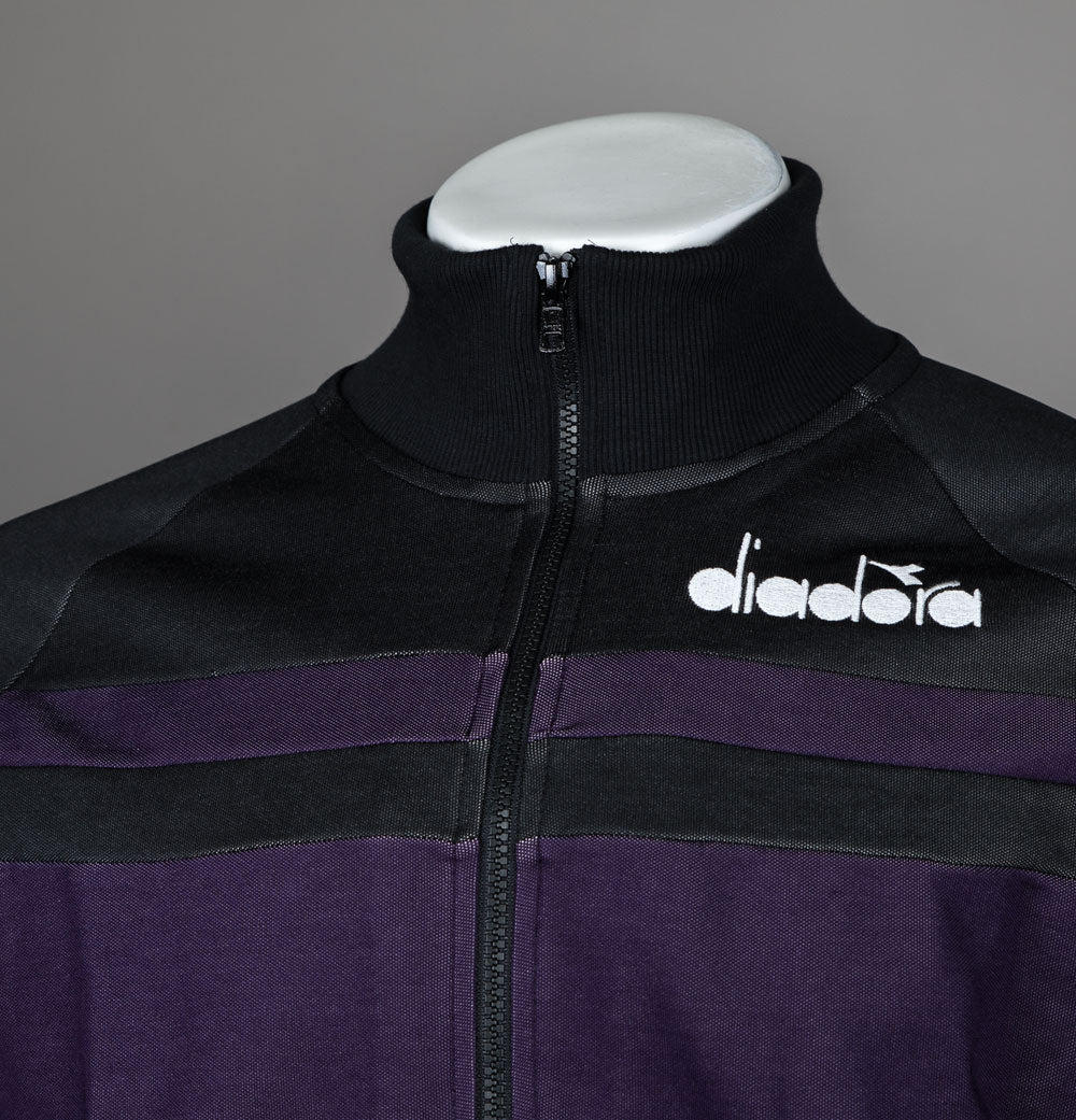 Diadora 80s Track Jacket Black/Crown Jewel – Bronx Clothing