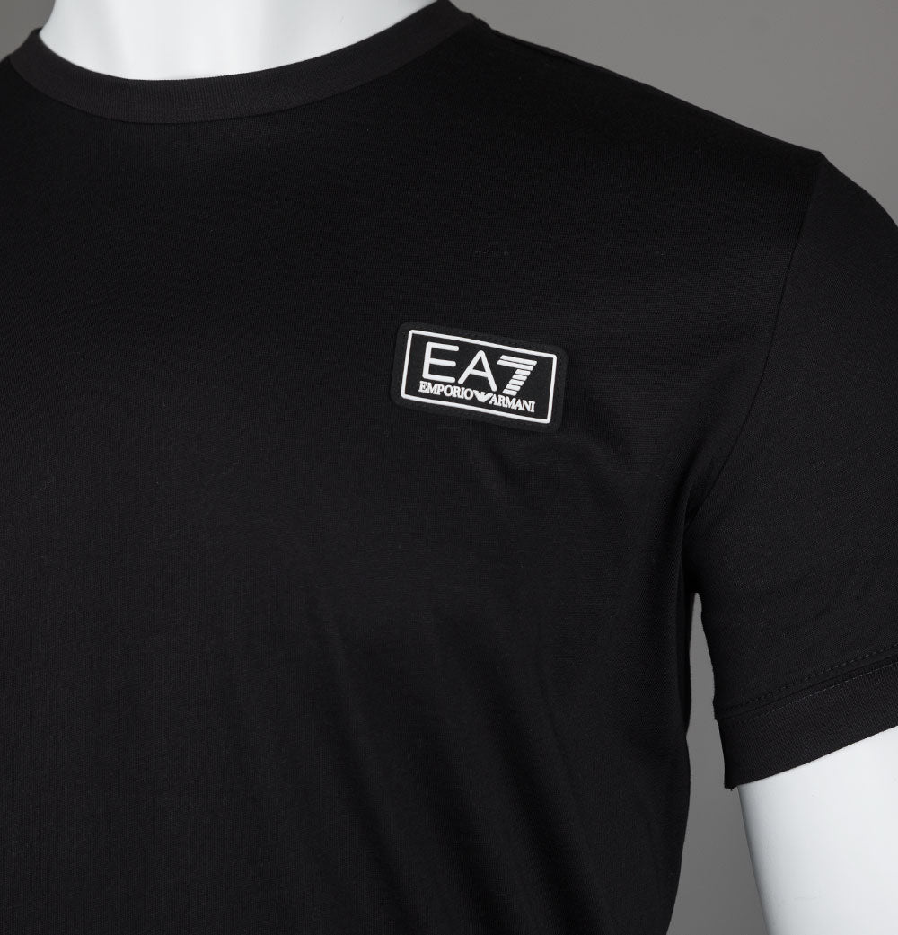 EA7 Logo Series Back Taping T-Shirt Black – Bronx Clothing