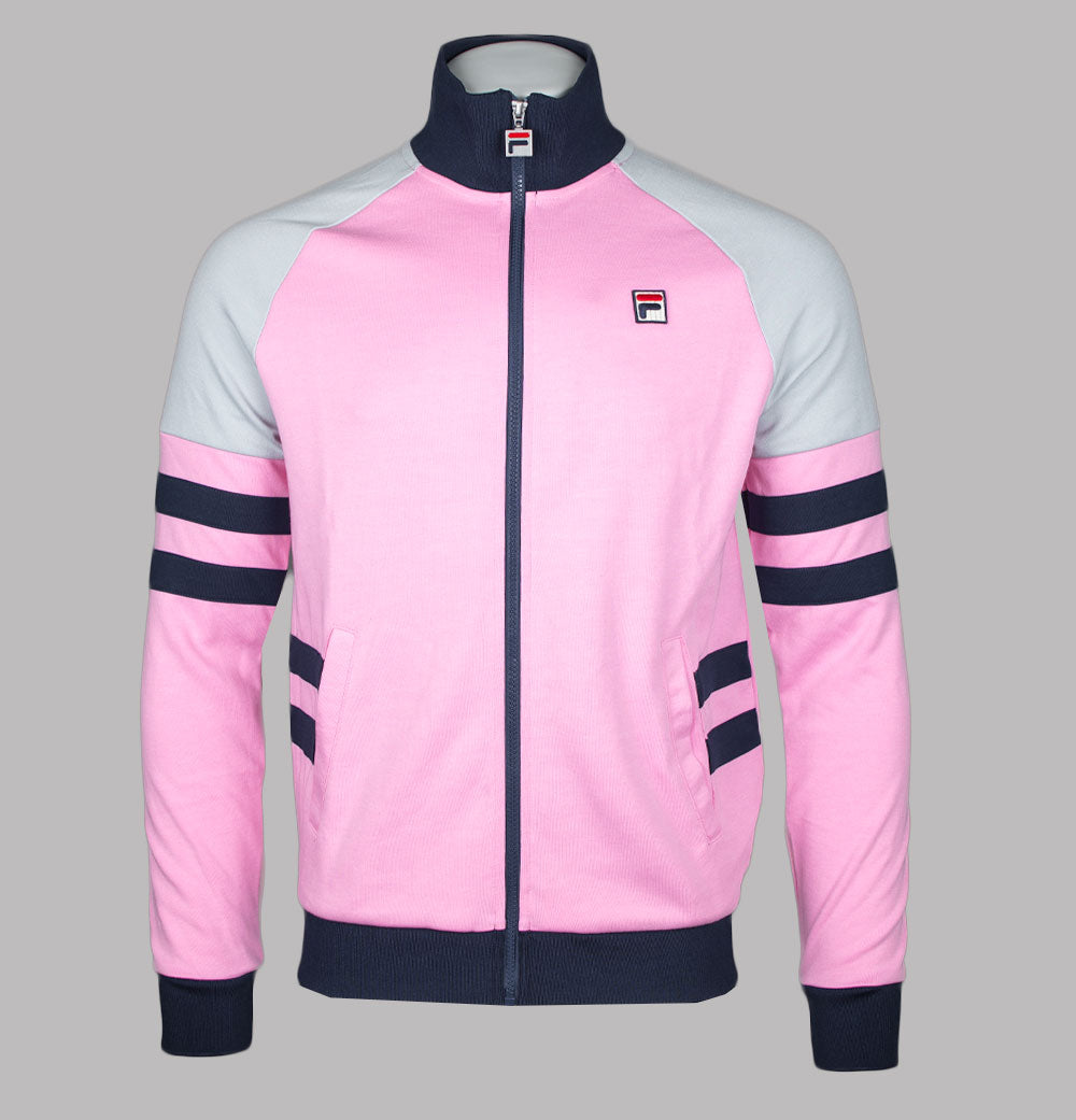 Fila Vintage Founder 2 Track Jacket Prism Pink/Fila Navy/High Rise Gre