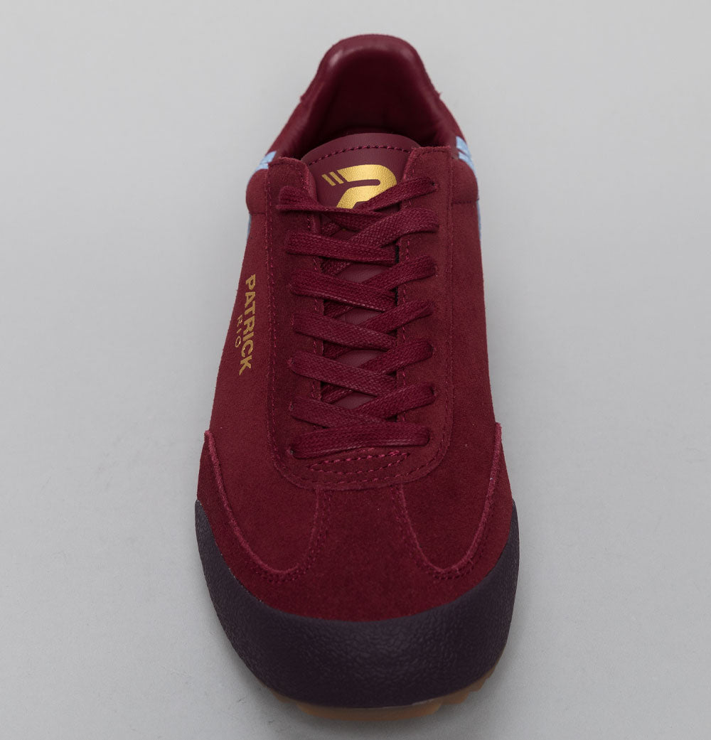 Patrick Rio Trainers Burgundy/Sky Blue – Bronx Clothing