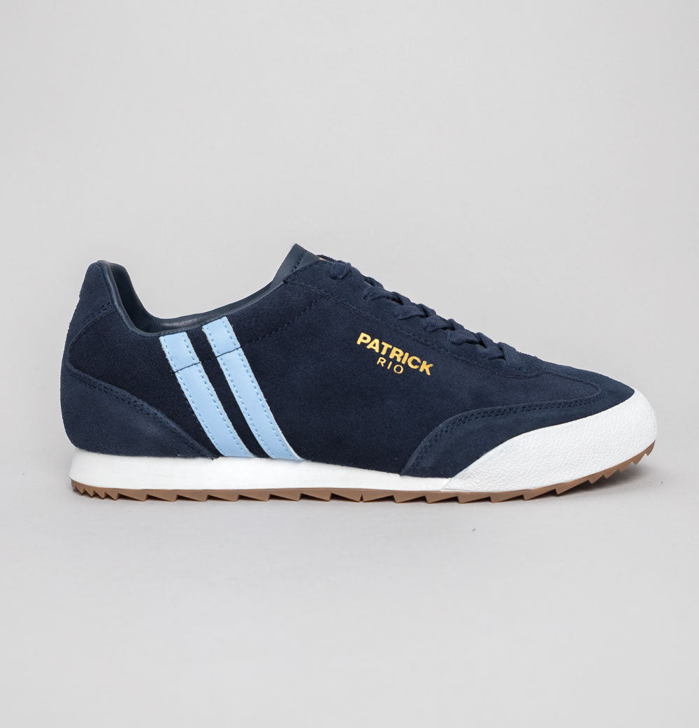 Patrick Rio Trainers Navy/Sky Blue/White – Bronx Clothing