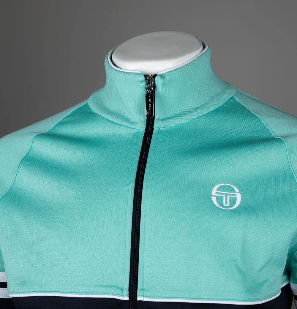 Sergio Tacchini Orion Track Top Pool Blue/Maritime Blue/White – Bronx ...
