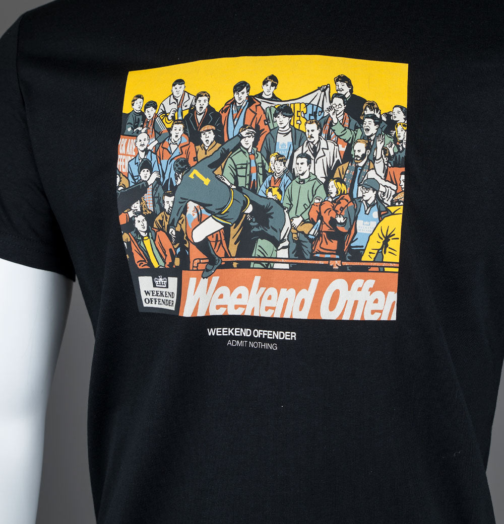 Weekend Offender Selhurst Graphic T-Shirt Black – Bronx Clothing