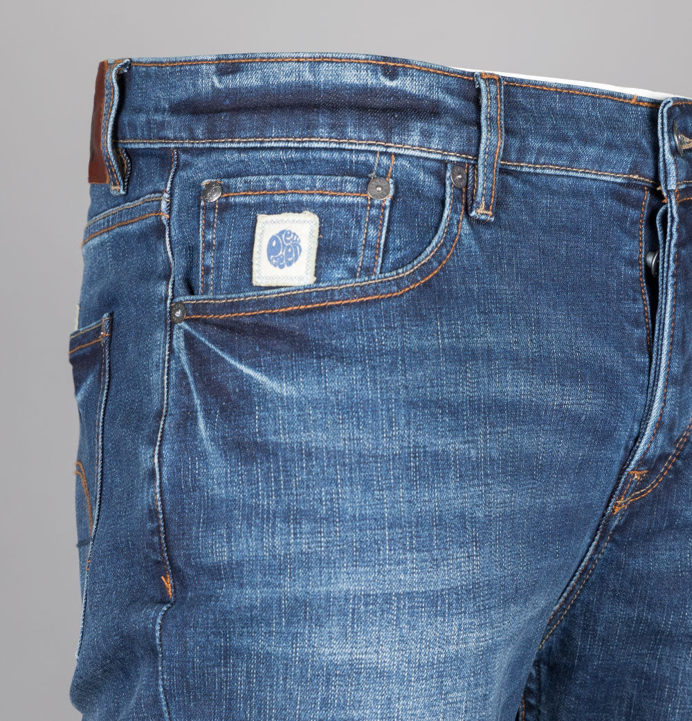 Pretty Green Erwood Slim Fit Jeans 6 Month Wash – Bronx Clothing