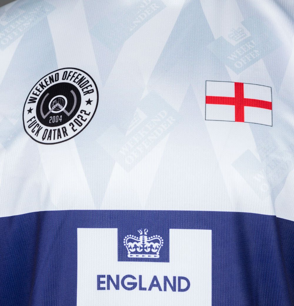 Weekend Offender England Football Shirt White – Bronx Clothing
